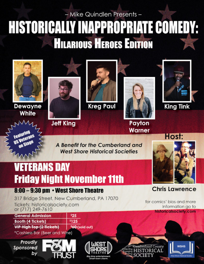 Historically Inappropriate Comedy: Hilarious Heroes Edition ...