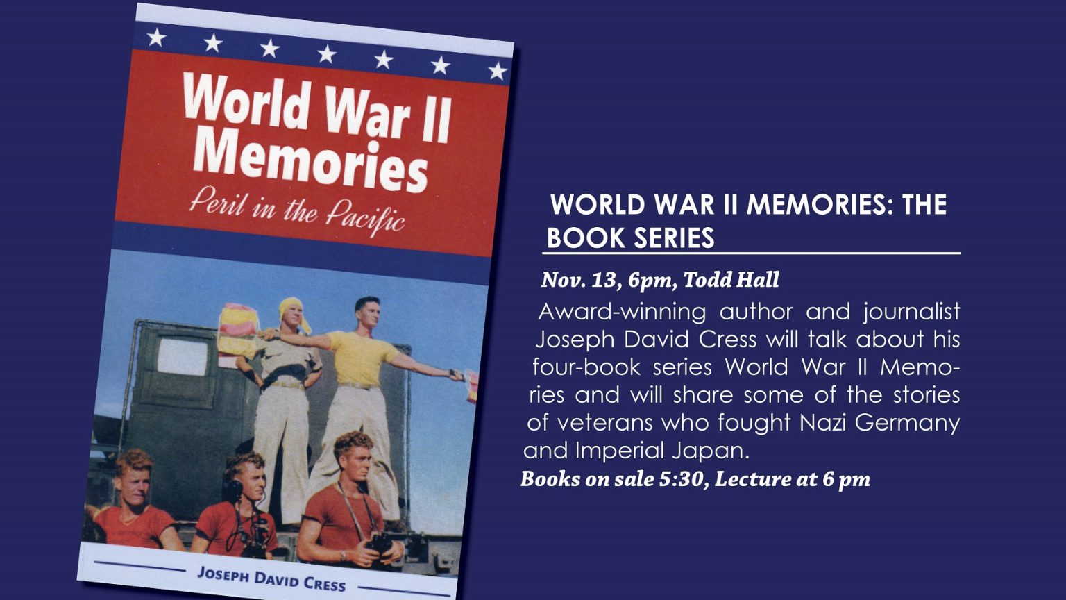 World War II Memories - The Book Series - Cumberland County Historical ...