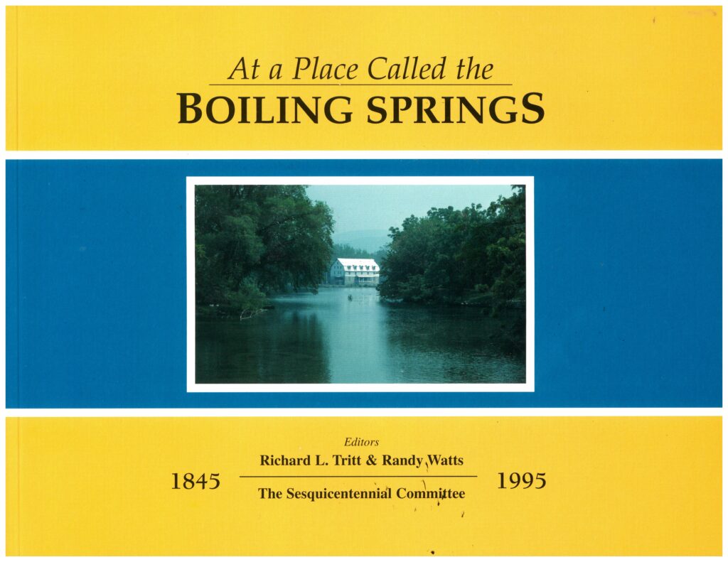At a Place Called the Boiling Springs - Cumberland County Historical ...